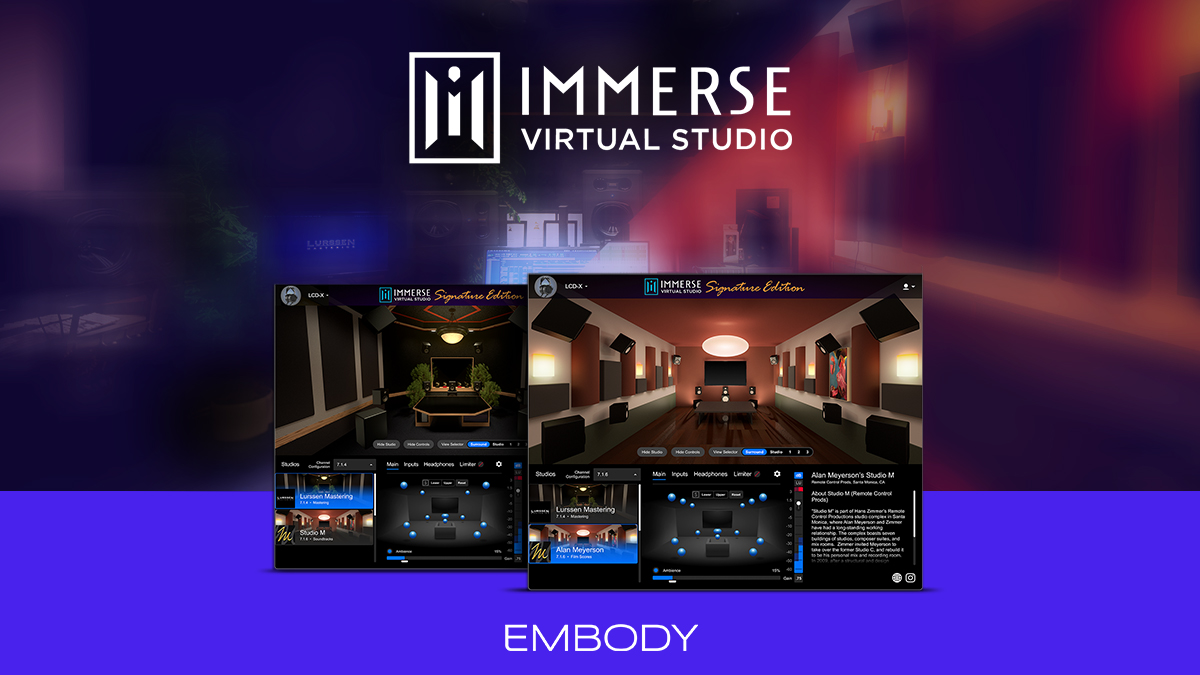 Immerse Virtual Studio | Steinberg
